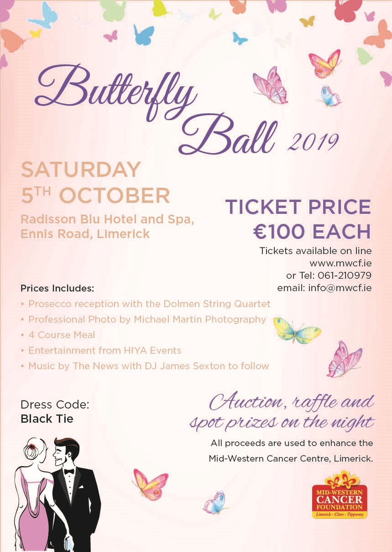 Mid Western Cancer Foundation – The Butterfly Ball 2019 | Shannon Chamber